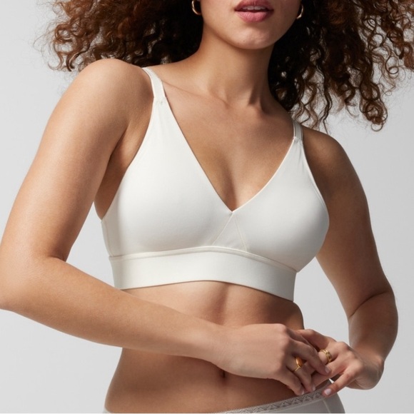 Soma Intimates Sleepwear Soma Wireless Ul Tailored Bra Ivory Xl